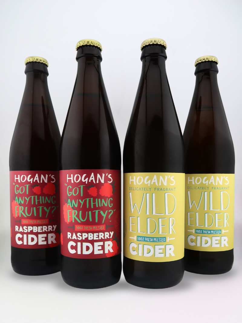Raspberry & Elderflower Cider Case – Fruity & Floral | Hogan’s Cider ...